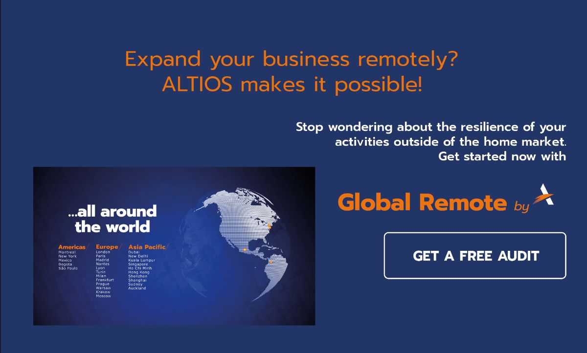 ALTIOS International s`implante à Singapour - France