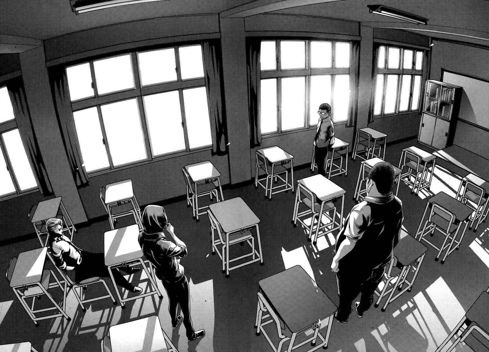 Manga Classroom Background