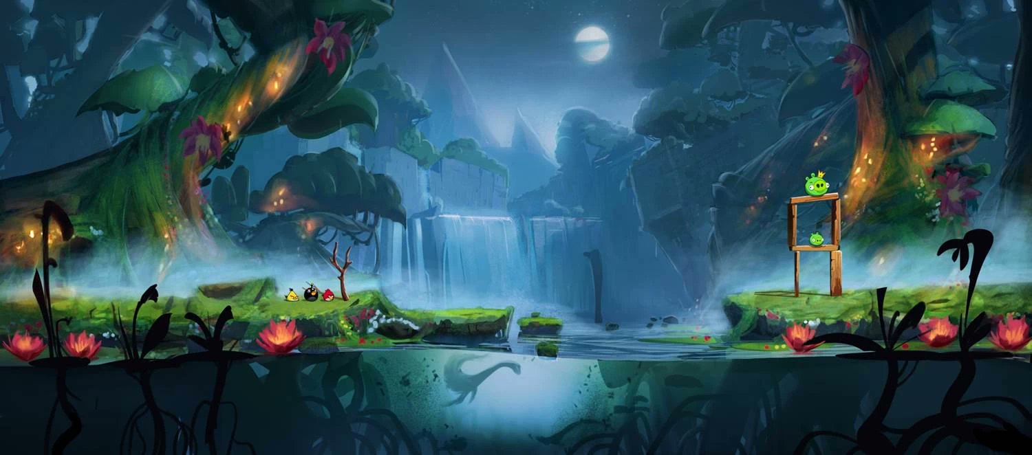 Angry Birds Game Background