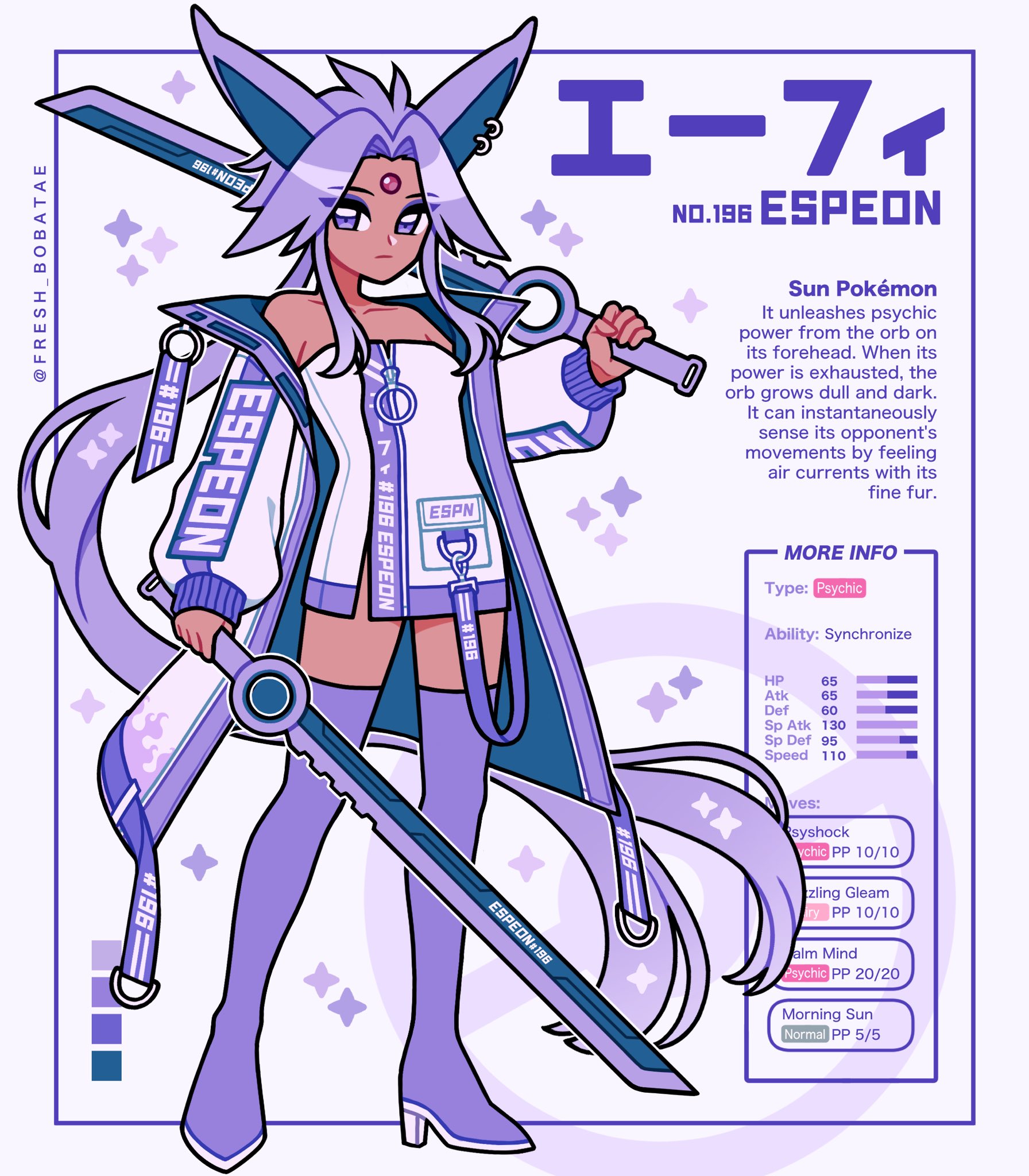 Gijinka Pokemon Espeon
