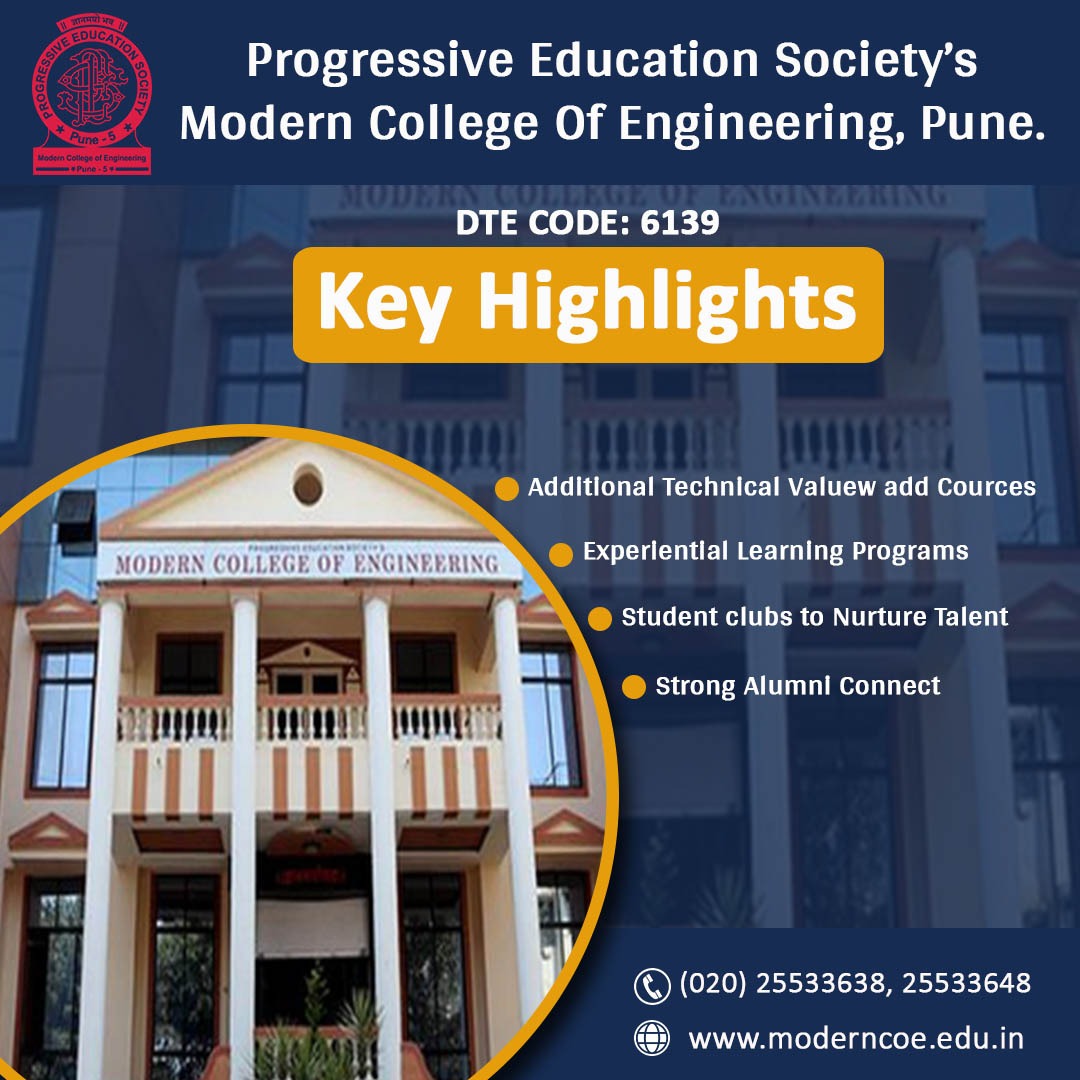 Modern College Of Engineering Pune Modern Education Society's College