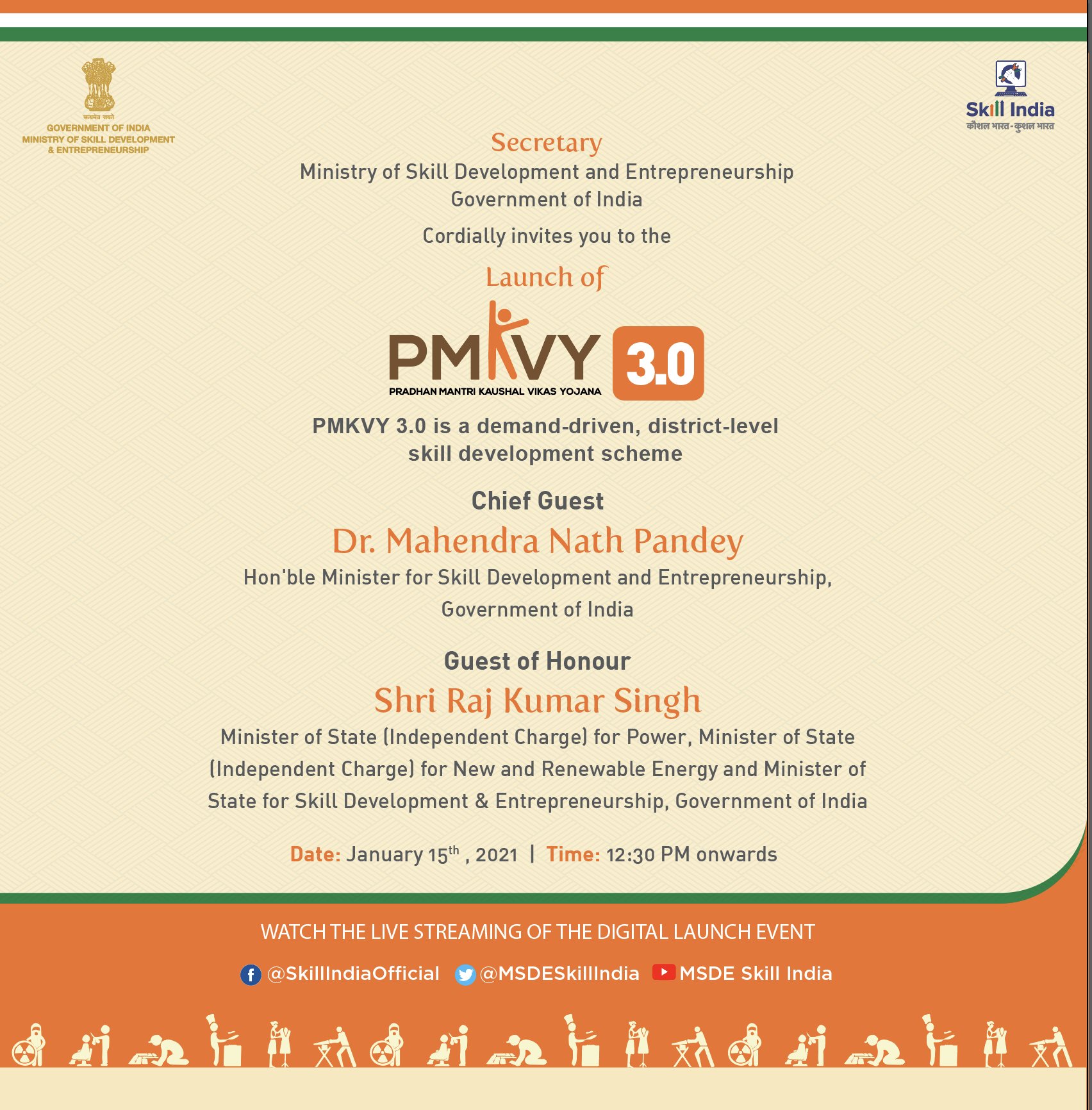 Pmkvy Scheme Logo MyGov Manipur Pradhan Mantri Kaushal Vikas Yojana