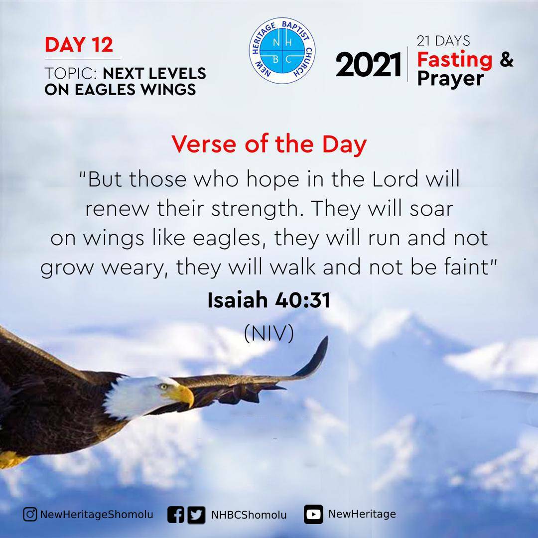 Soar On Eagles Wings Prayer