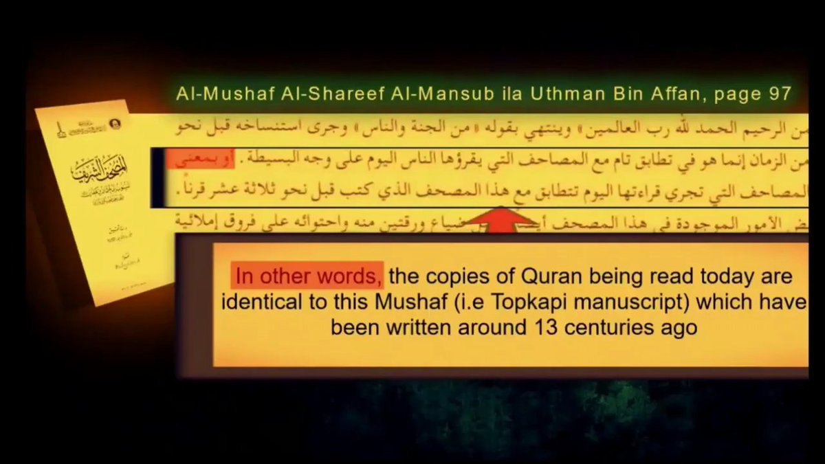 [Thread] "The Evidence for the Quran's preservation from non Muslim ...