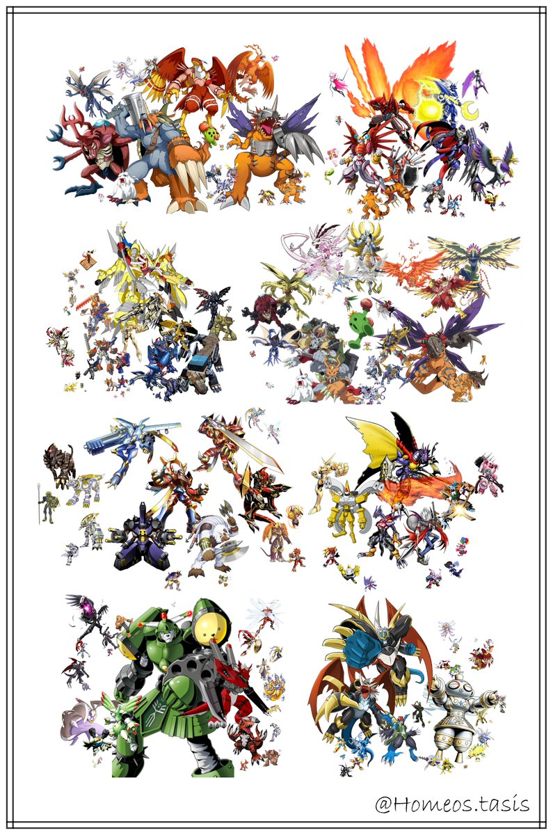 Digimon Frontier Evolution List