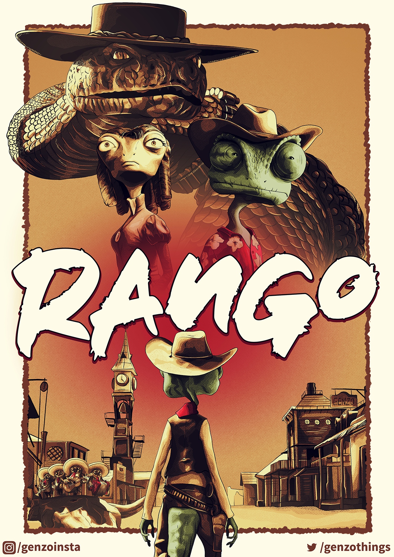 Rango 2011 Poster