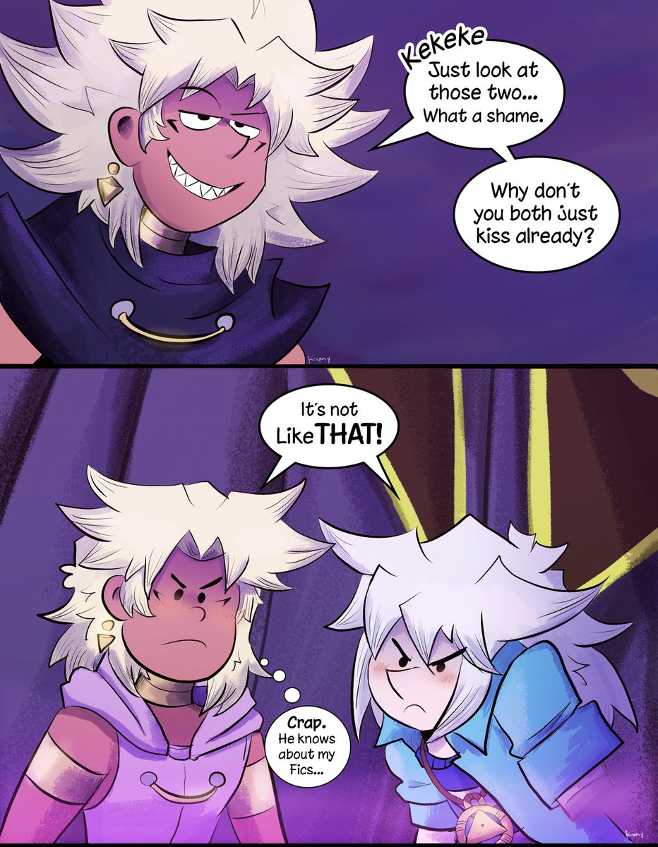 Marik And Bakura Kiss