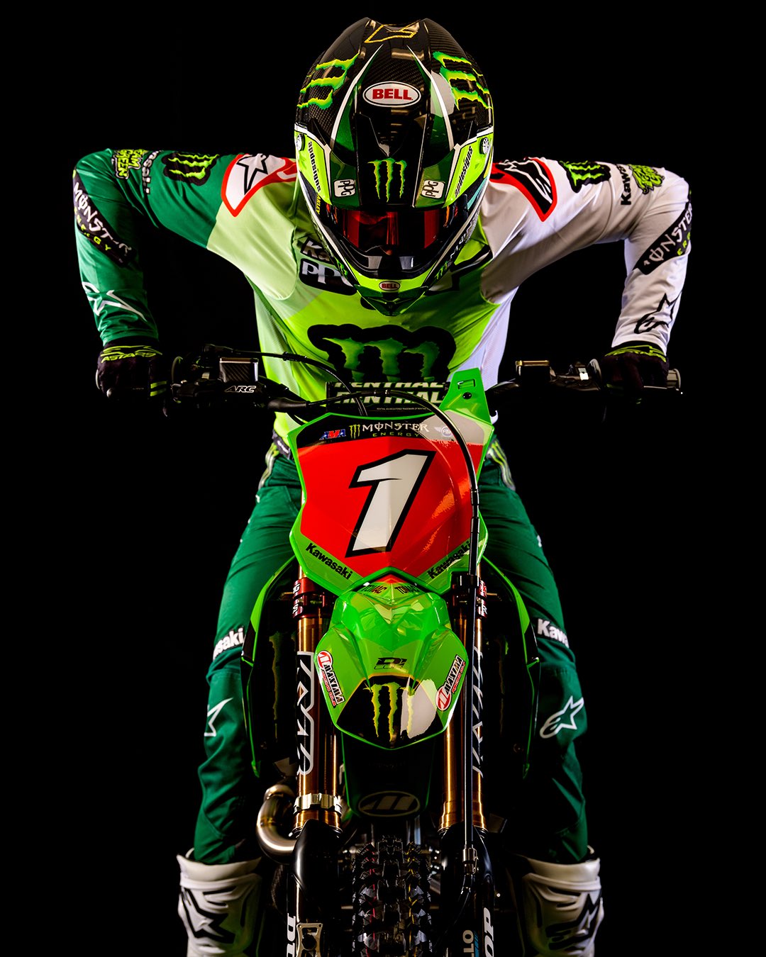 Kawasaki Dirt Bike Monster Energy Wallpaper