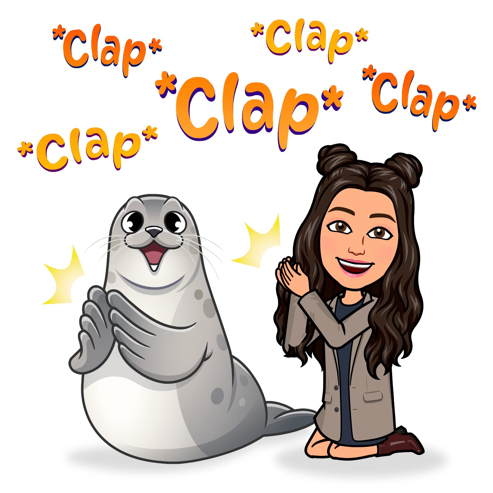 Cartoon Seal Clapping