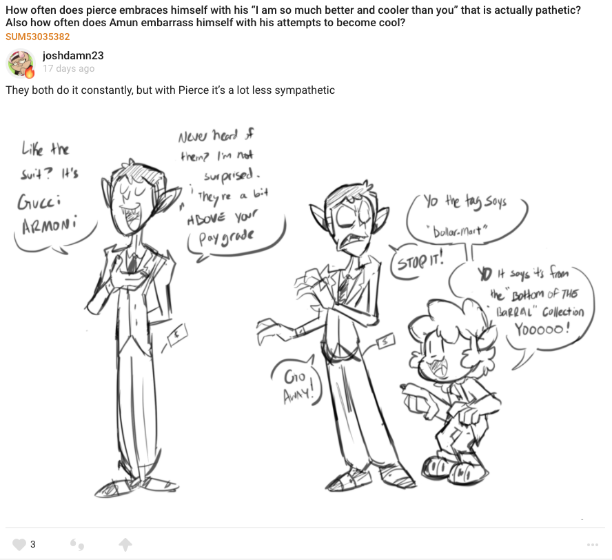 「More Curiouscat questions - Arza/Stacy edition 」JoshDamn BUY THE MAU ...