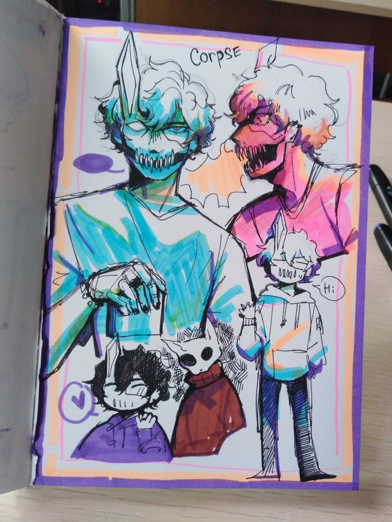 「#corpsehusband #sketches 」|K O T Y A🎗のイラスト