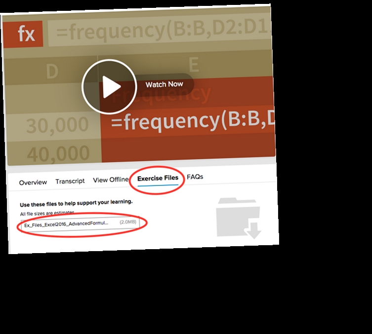 how to download exercise files from lynda / Twitter
