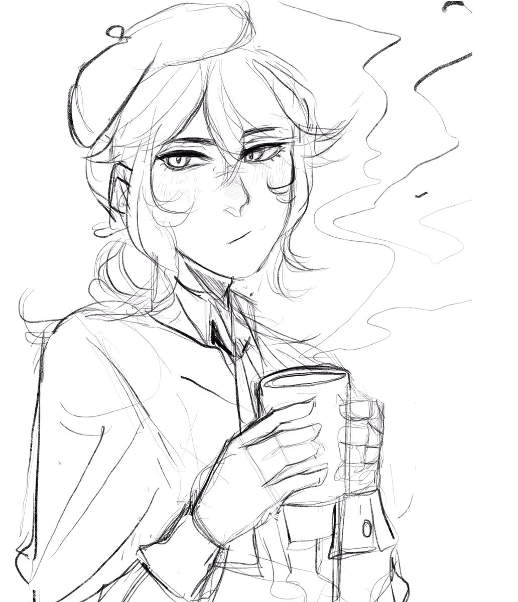 「im too inactive so here yall have an edgar sketch 」wiru @ JWMの漫画