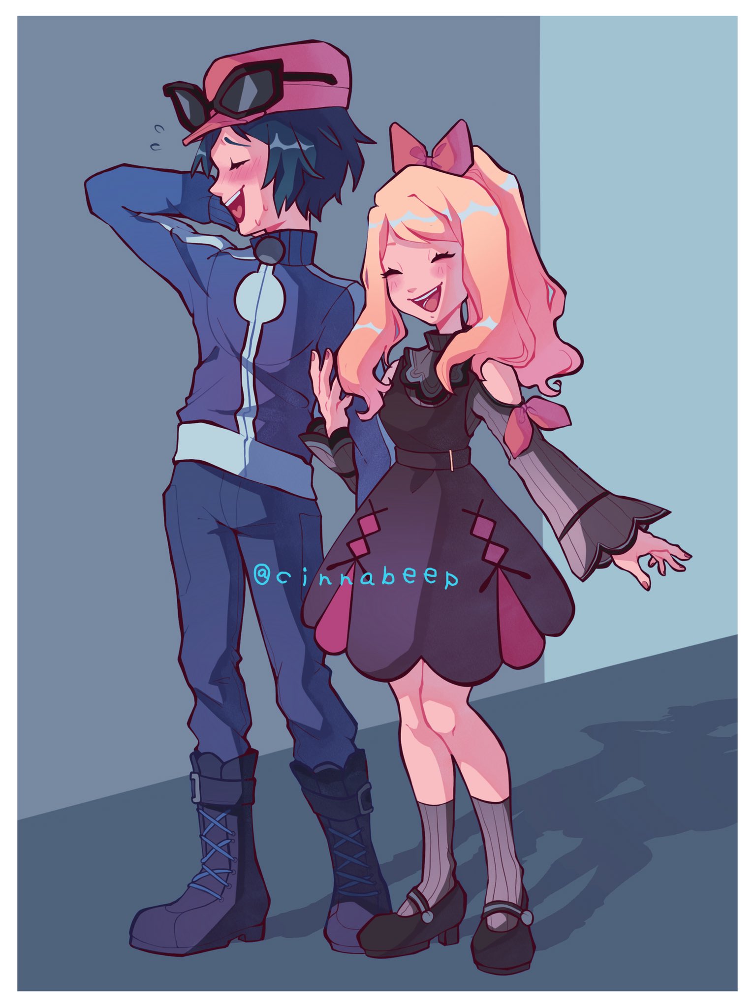 Pokemon X And Y Serena And Calem