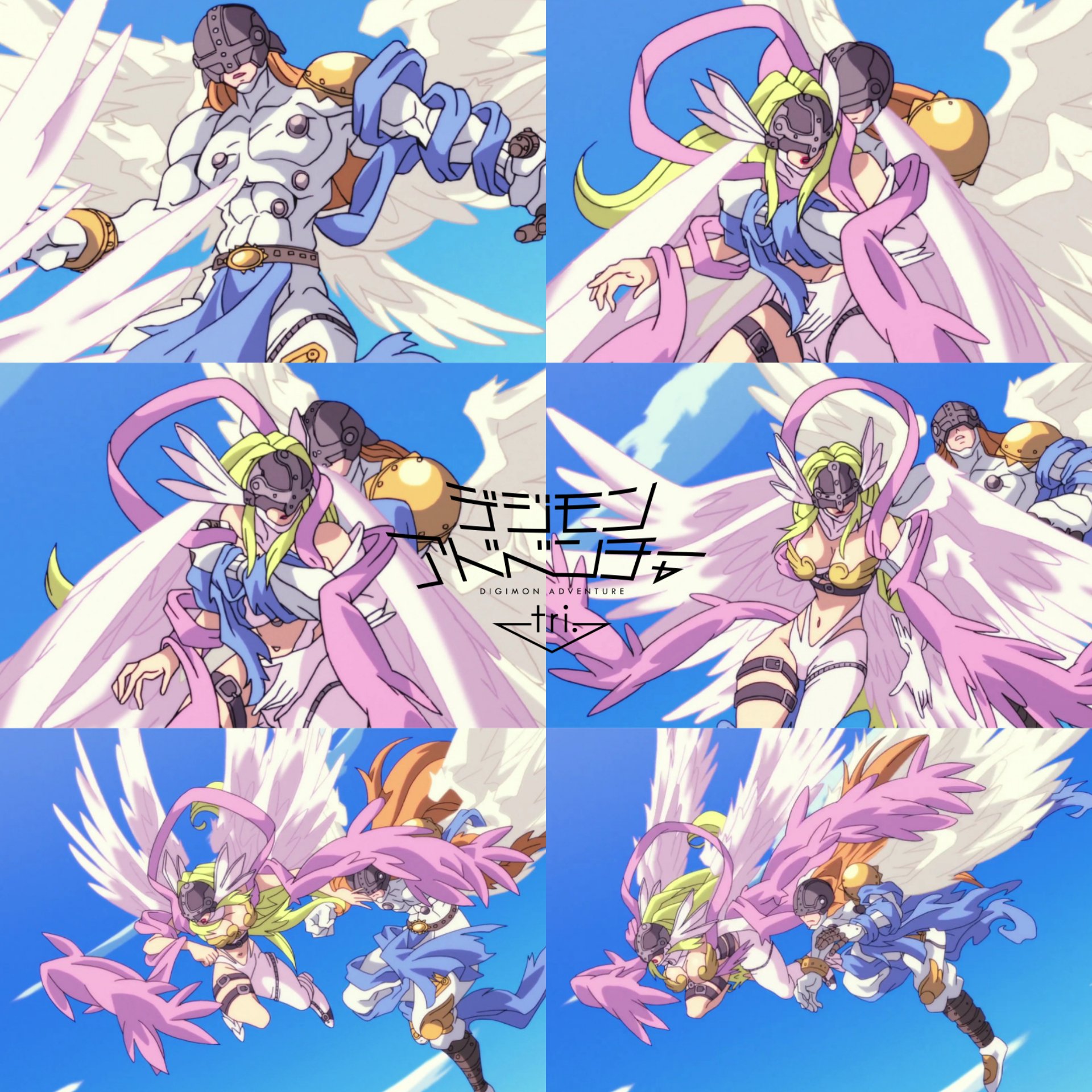 Digimon Angemon And Angewomon