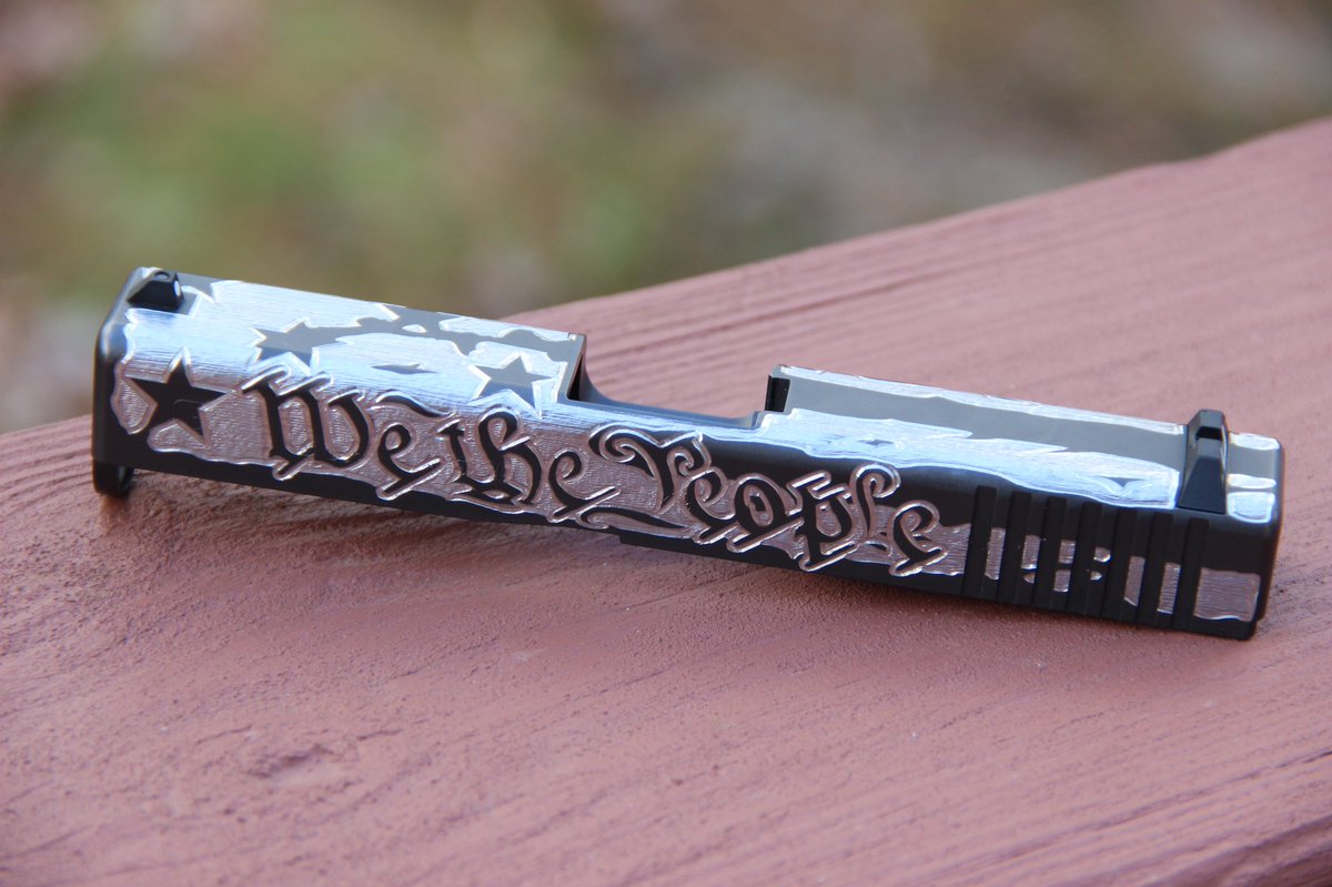 Custom Engraved Glock Slides