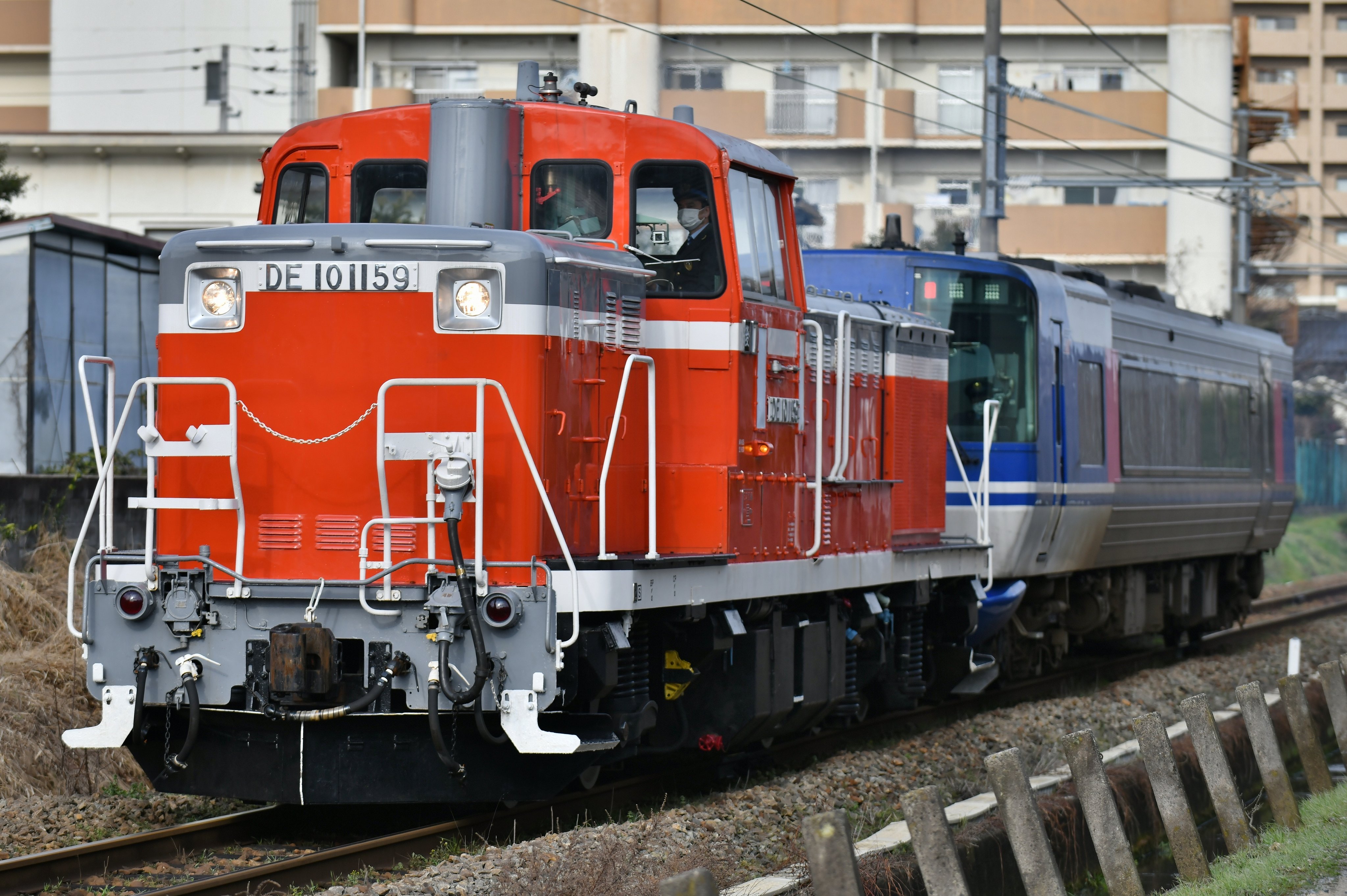 Omiya. on Twitter: "2021.1.27 HOT7021 GT出場(配8666・回8294D) 後藤から米子はDE10-1159が牽引。1度は撮りたかったHOT車の先頭のみの ...