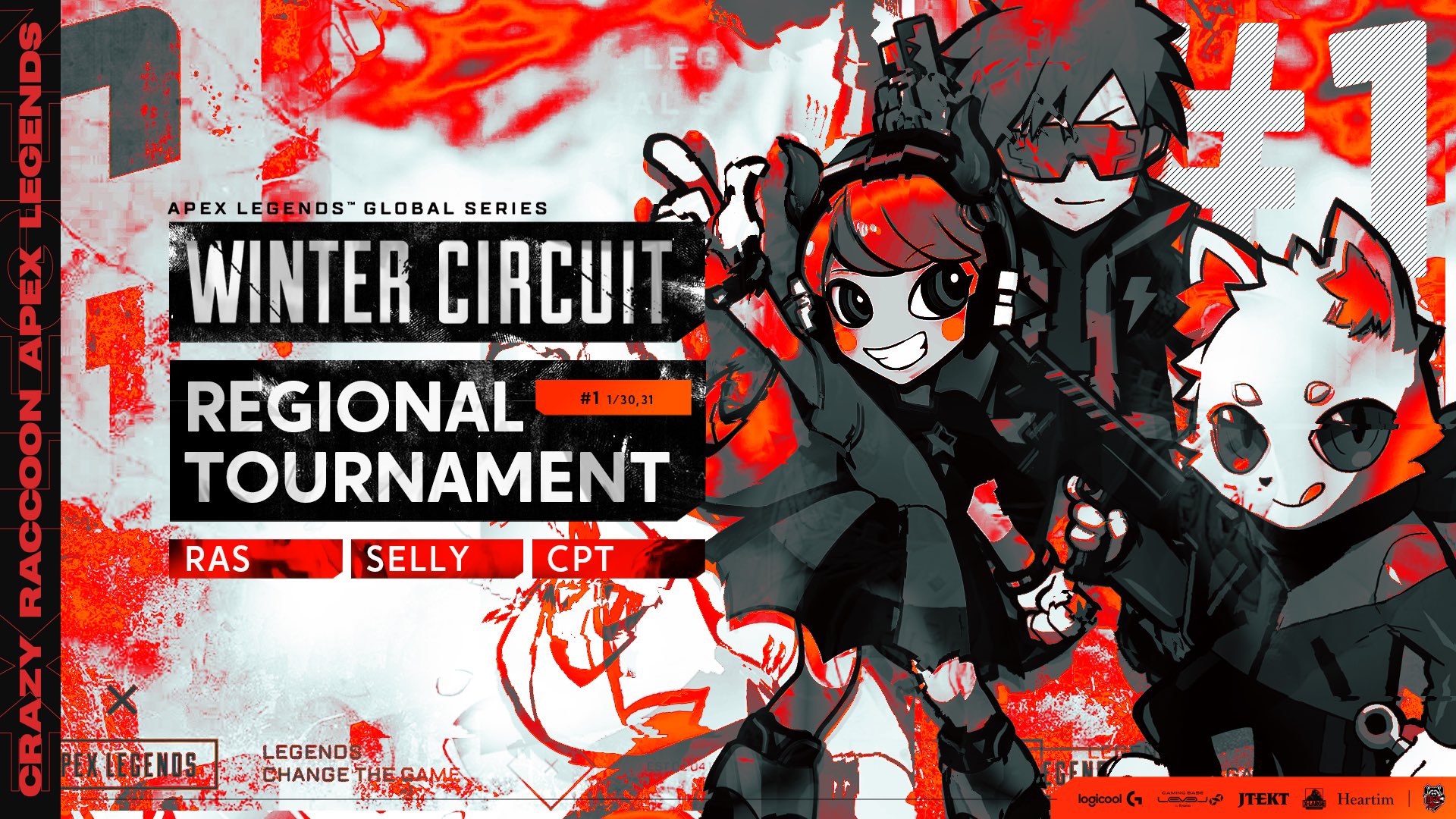 Crazy Raccoon on Twitter: "Apex Legends Global Series Winter Circuit Regional Tournament 1/30 (土 ...