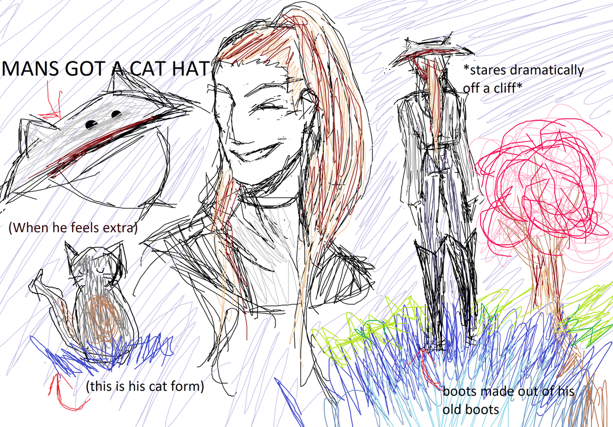 「Anyone wanna give my OC Koa a boyfriend? He's a 5'11 adventu」Ciphiqueの漫画