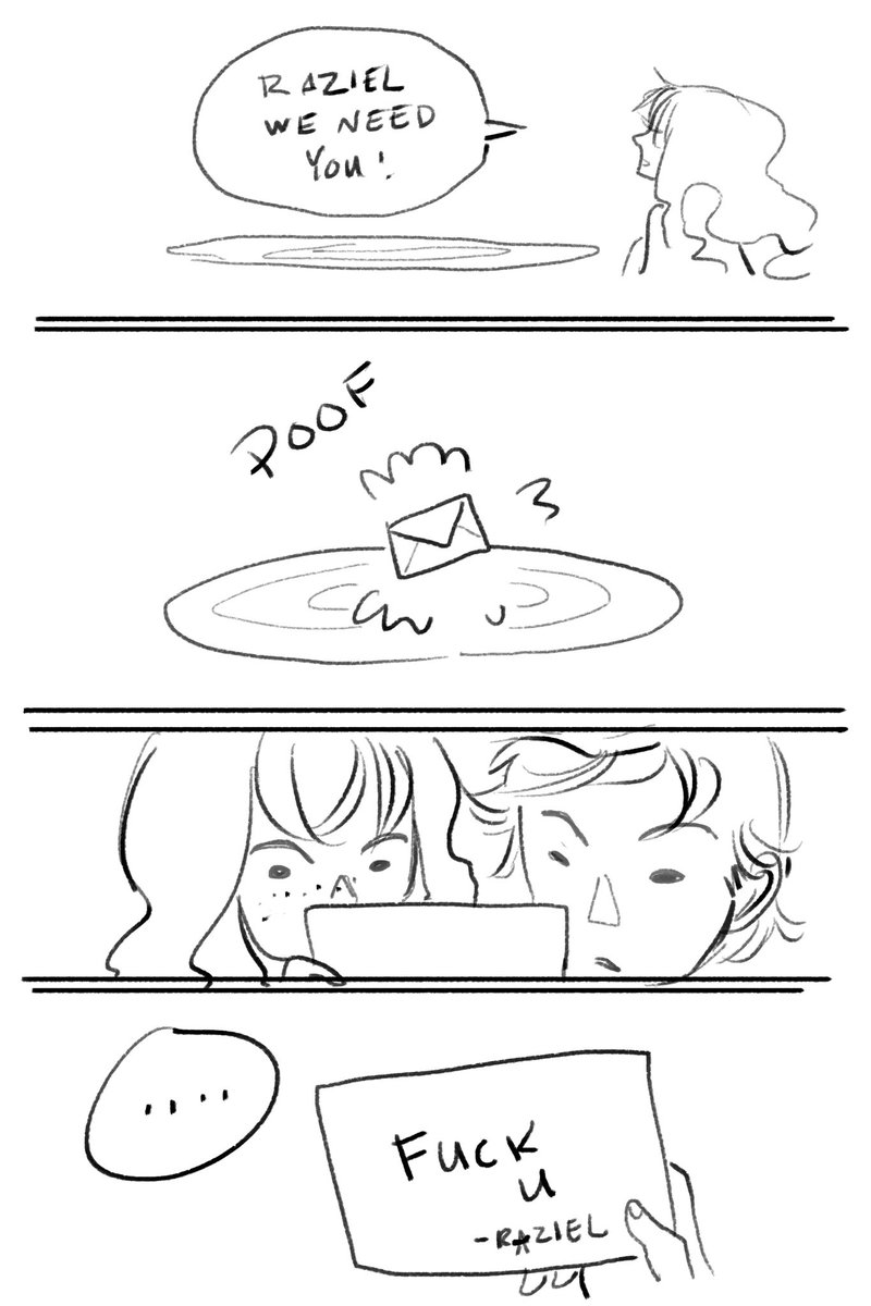 「Remembering that time I drew Raziel. Most impatient of angel」Cassandra ...