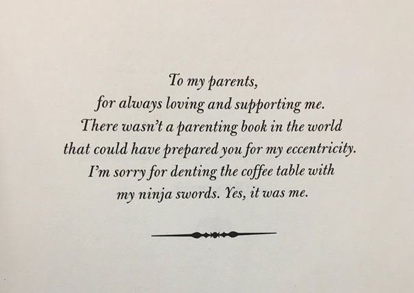 Book Dedication Quotes What's Your Favorite Book Dedications? Here Are