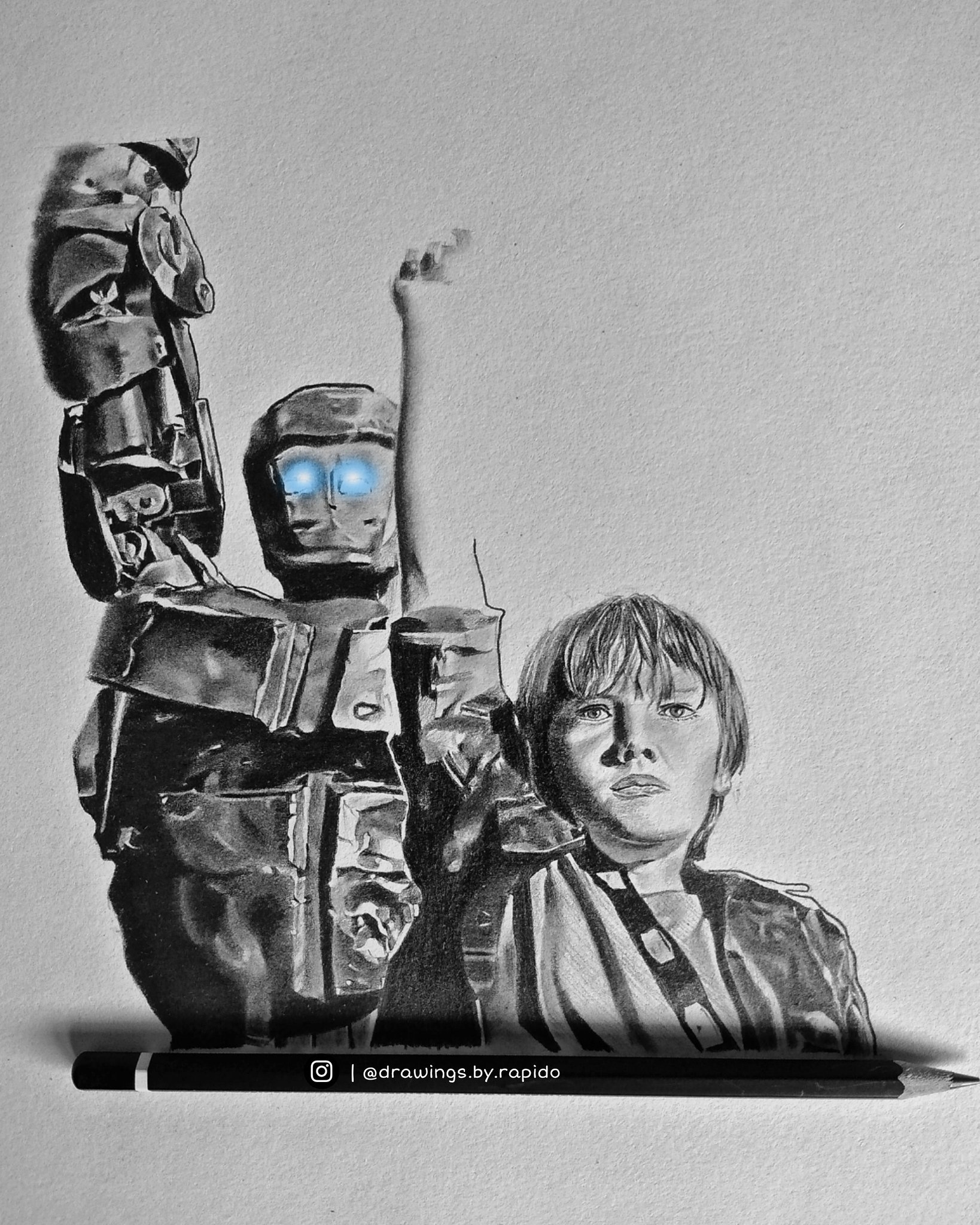 Atom Real Steel Drawing