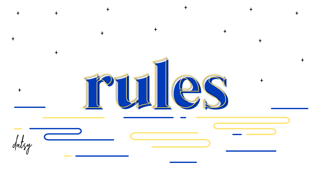 R U L E S Twitter r-u-l-e-s-twitter
