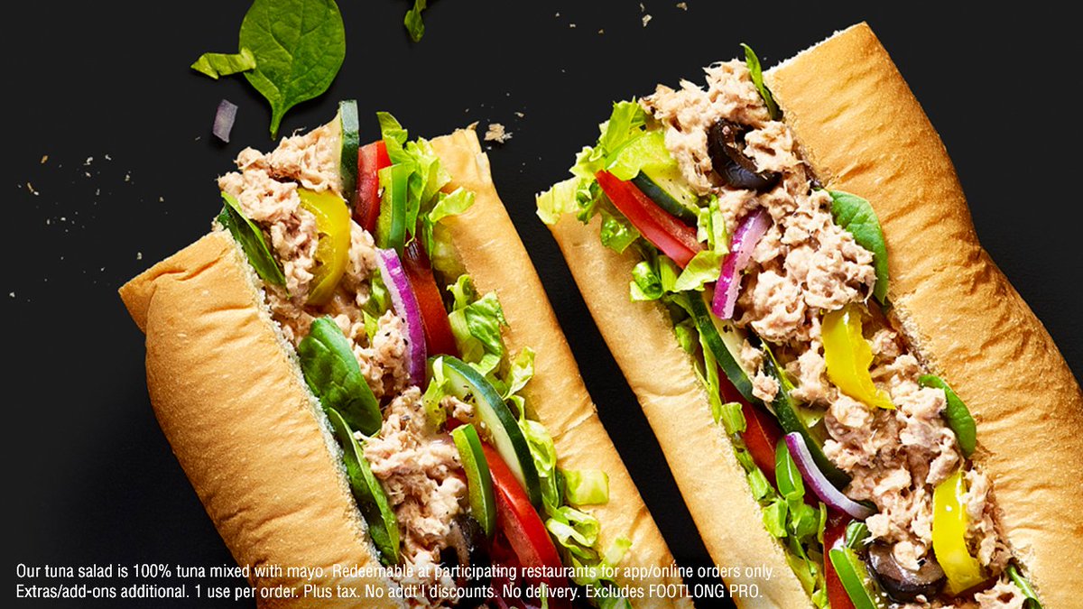 Subway Tuna Melt Sandwich