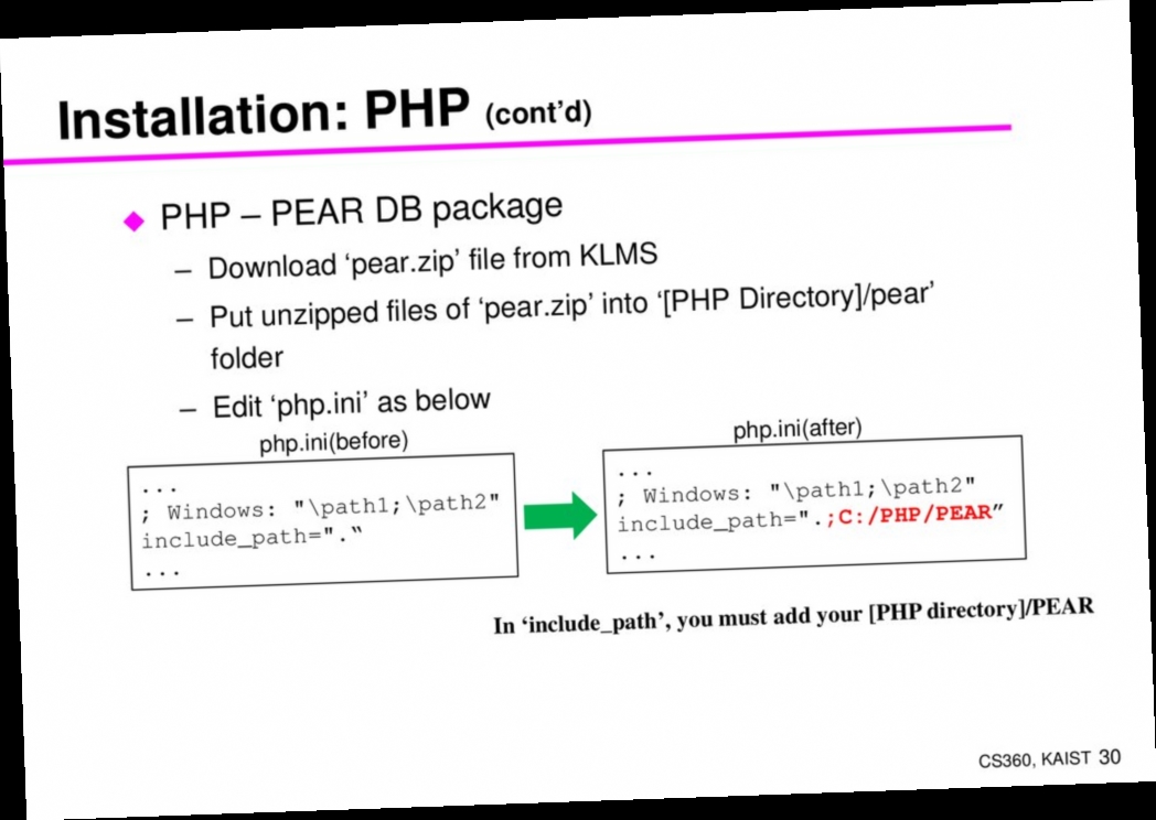 DB::connect not working php pear db file download / Twitter