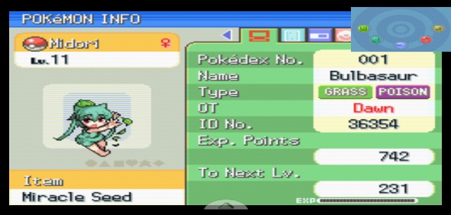 Moemon Emerald Pokedex