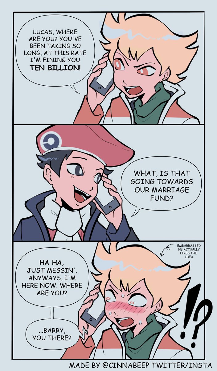 Pokemon Lucas X Barry