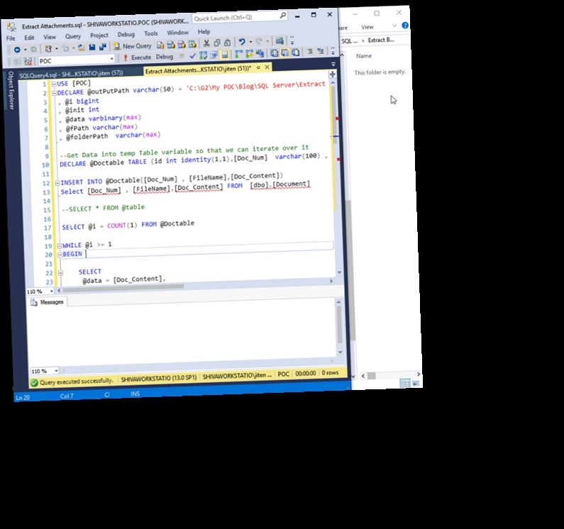 microsoft sql server 2008 r2 download blob as file / Twitter