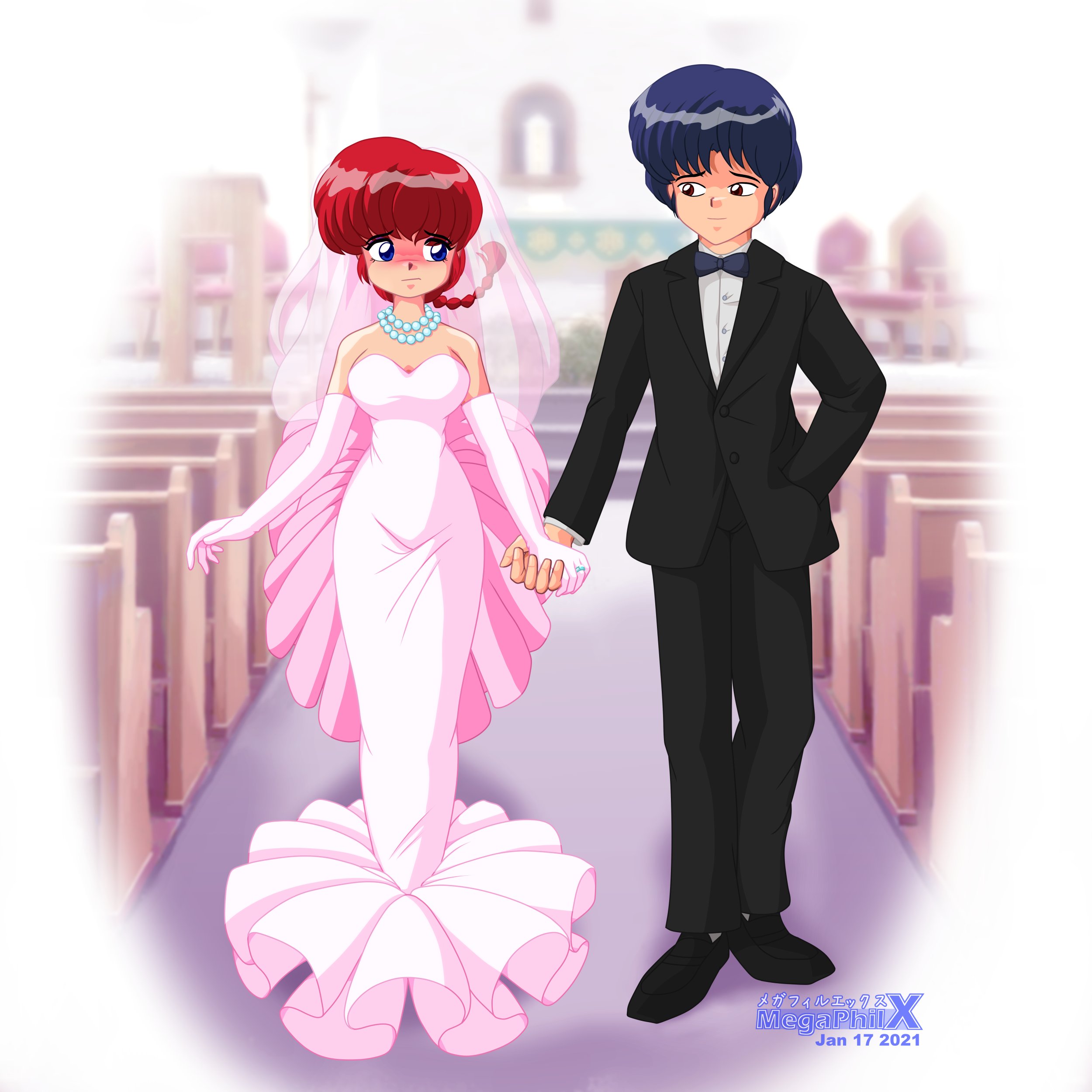 Ranma And Akane Wedding