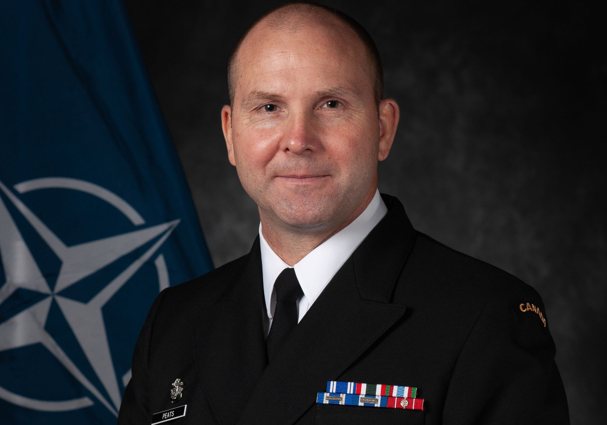 Commodore Bradley Peats of the Canadian Armed Forces officially assumed ...