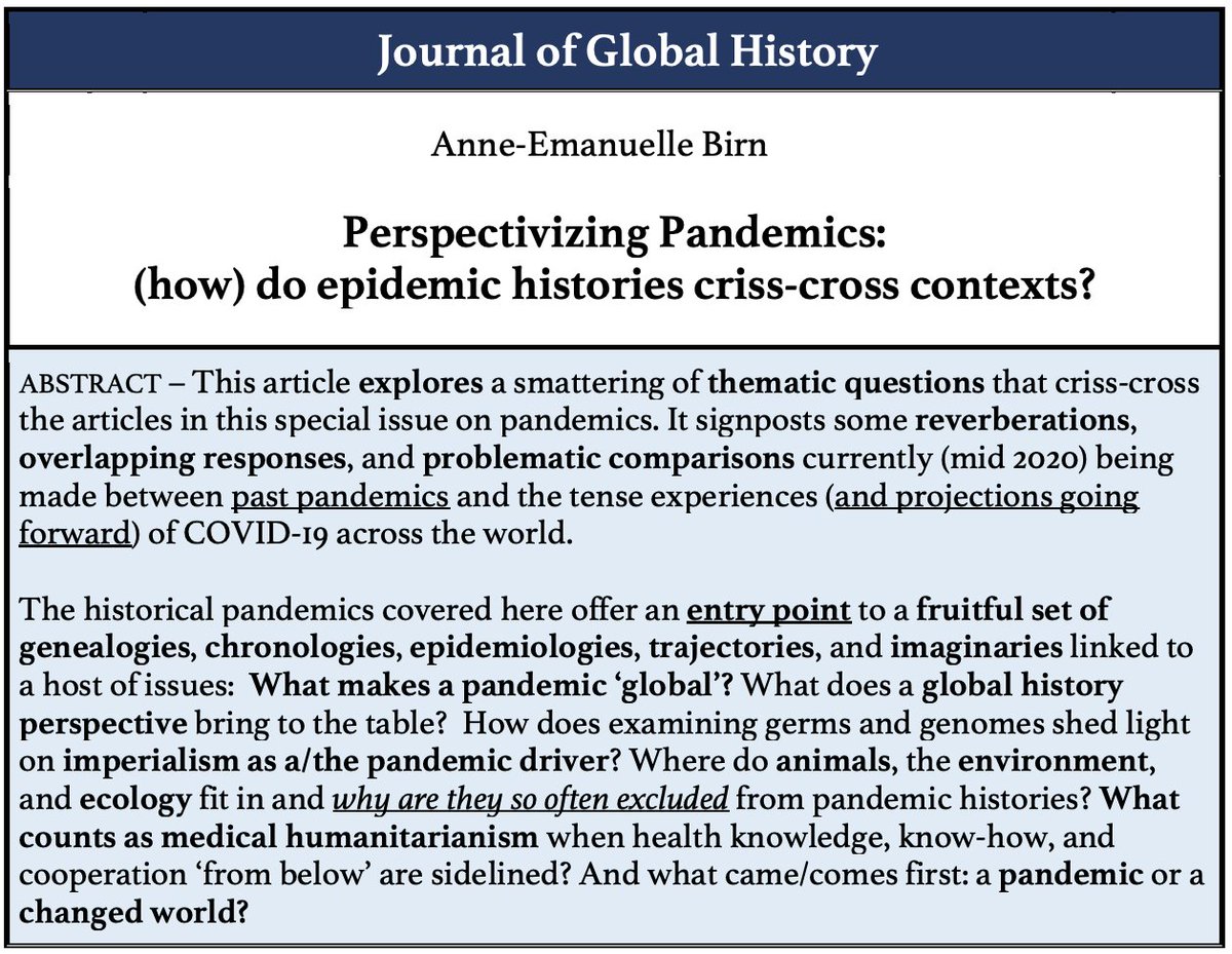 Journal of Global History on Twitter: "Are you revamping your syllabi ...