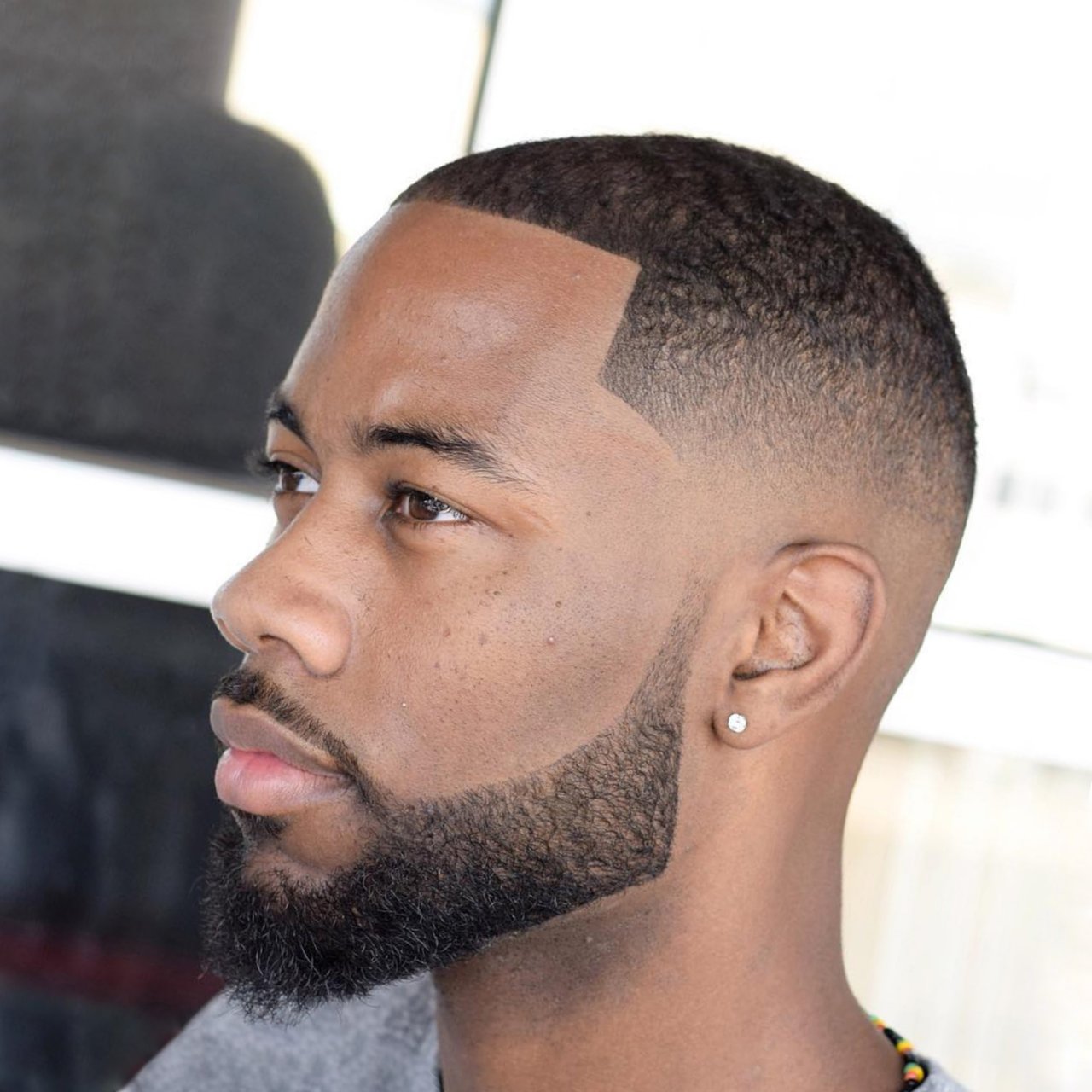 Taper Haircut With Beard