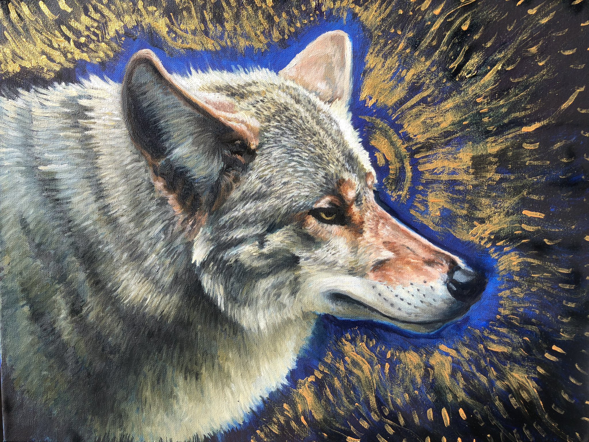 Large Realistic Wolf Shaded Page Dolls! - ART BY CREEPS |:| Wolvden