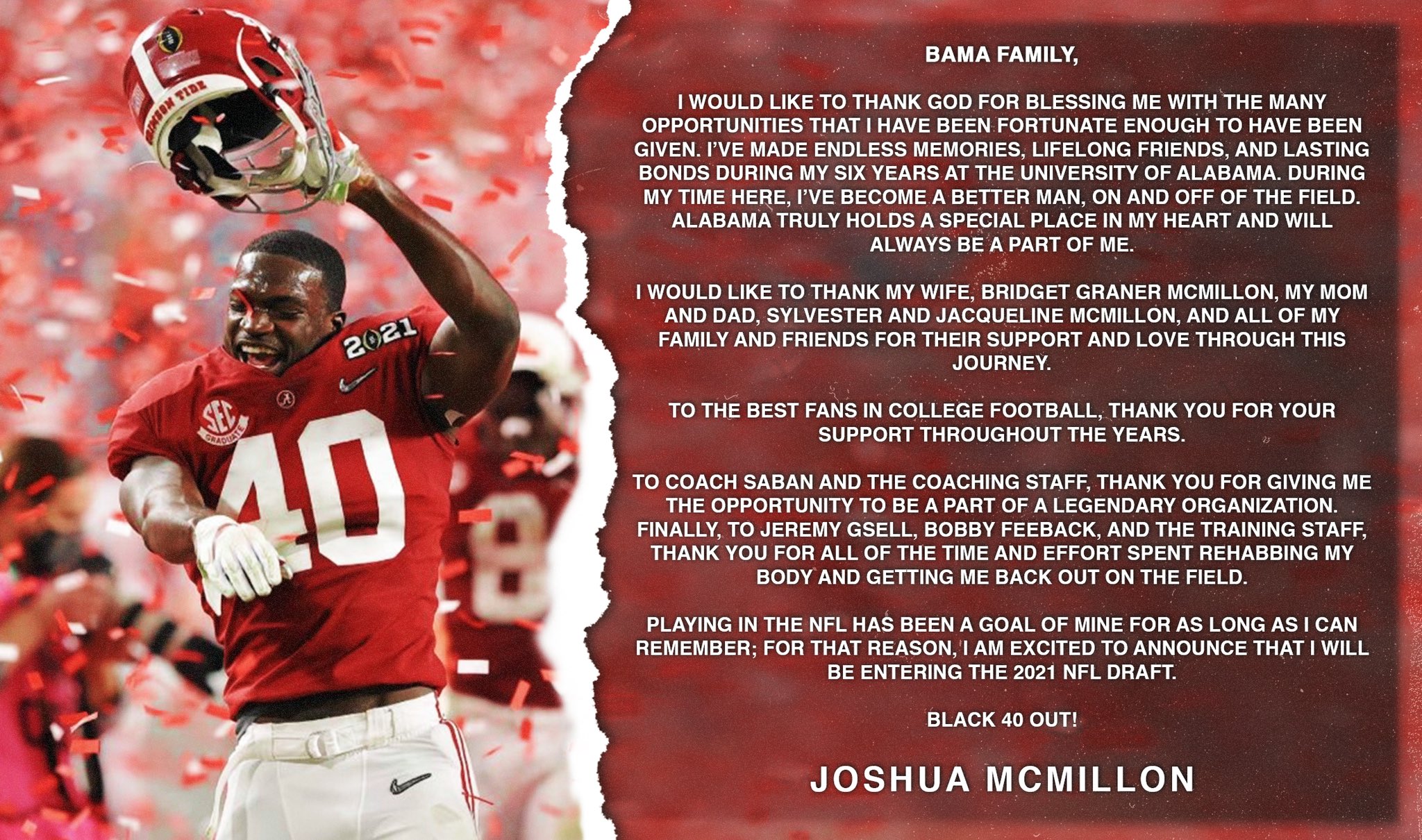 Any word on Miller Forristall, Ben Davis, Josh McMillon or LaBryan Ray ...