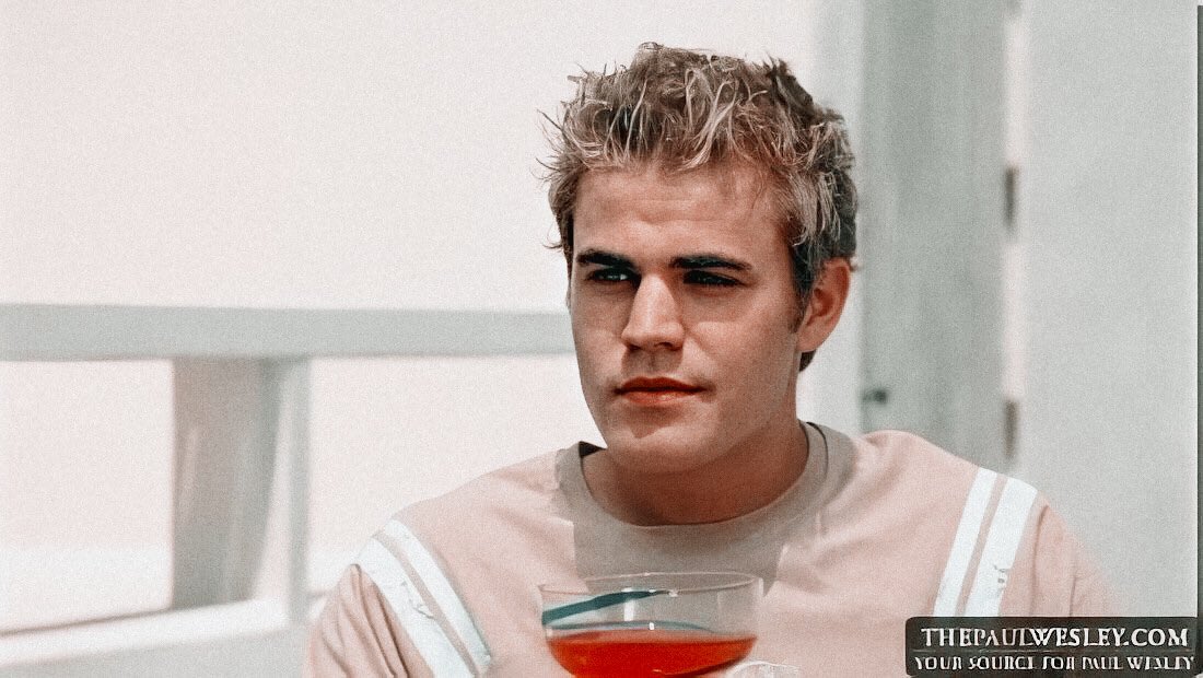 Paul Wesley Smoking Cigarettes