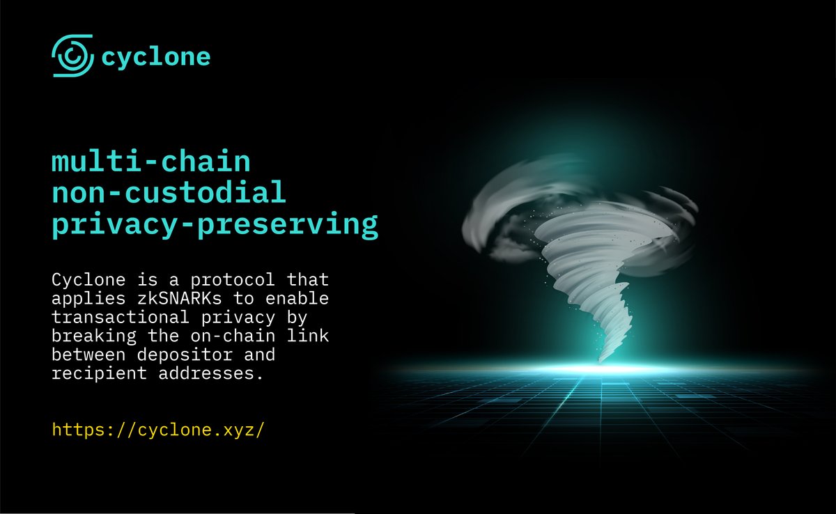Cyclone Protocol on Twitter: "🌀Cyclone Protocol🌀 officially launches on @iotex_io, #Privacy ...