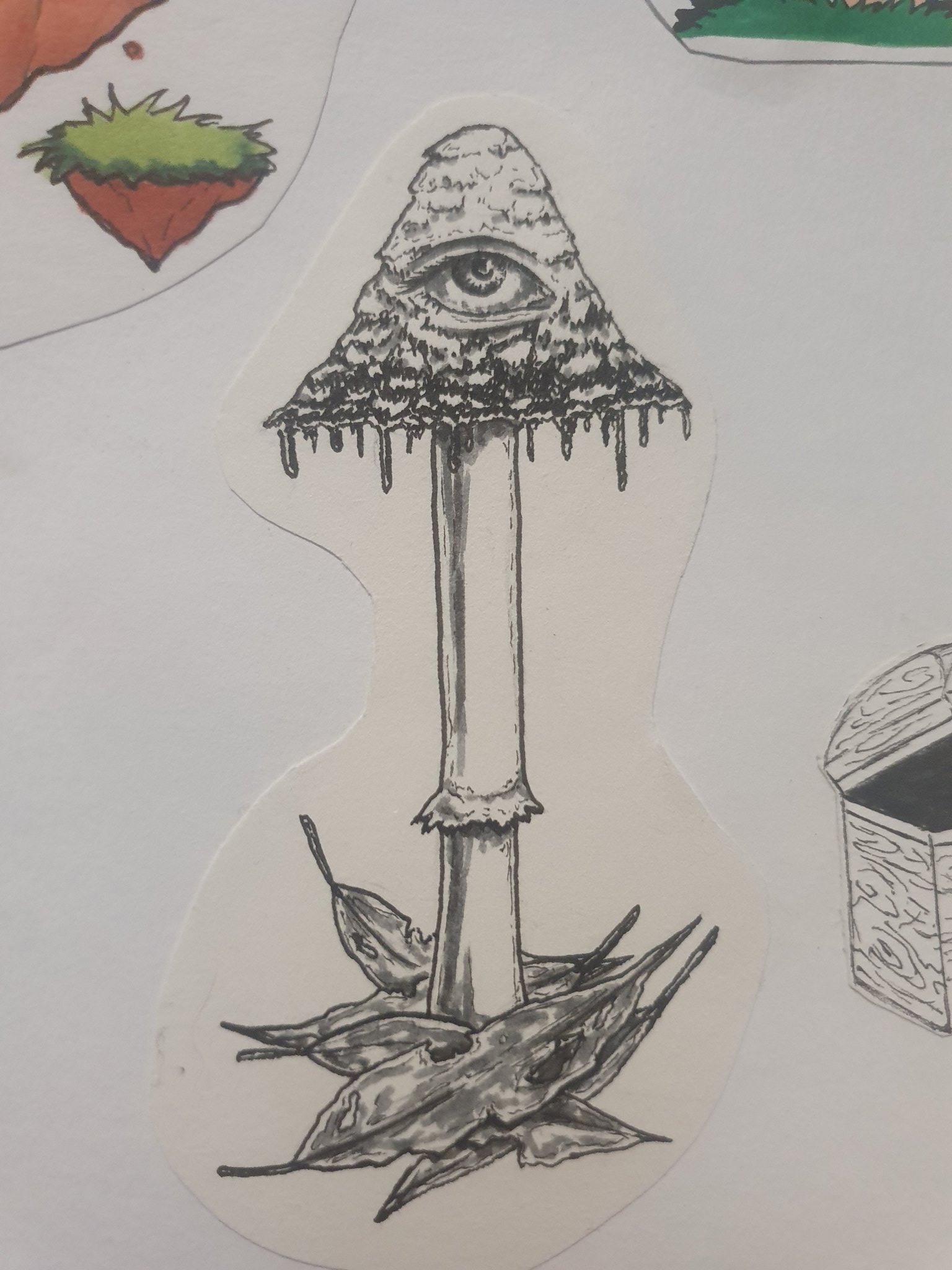 Weed Drawings In Pencil