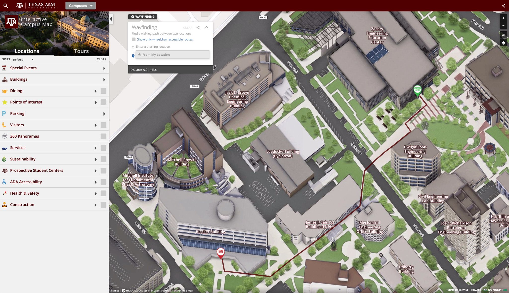 Tamu Campus Map Printable