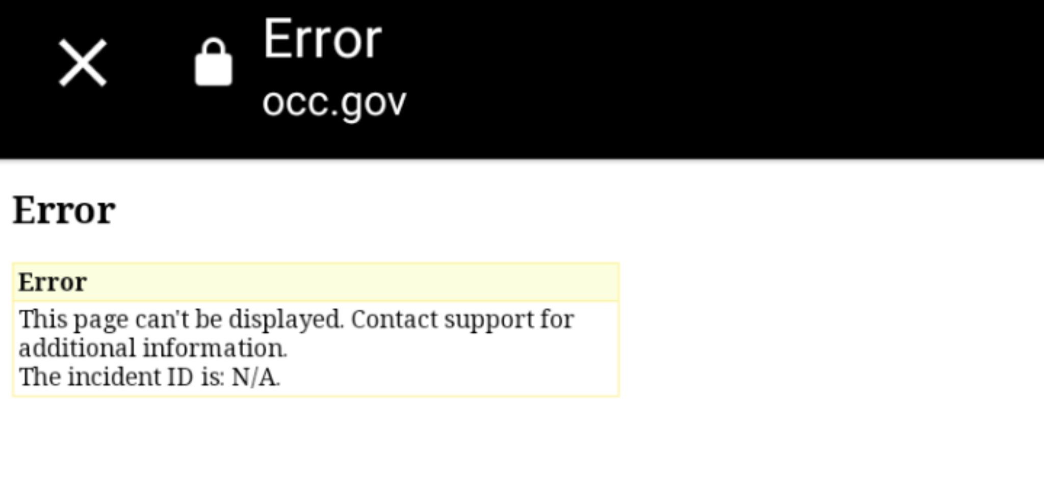 𝗕𝗮𝗻𝗸XRP on Twitter: "This page can't be displayed. Contact support for additional information ...