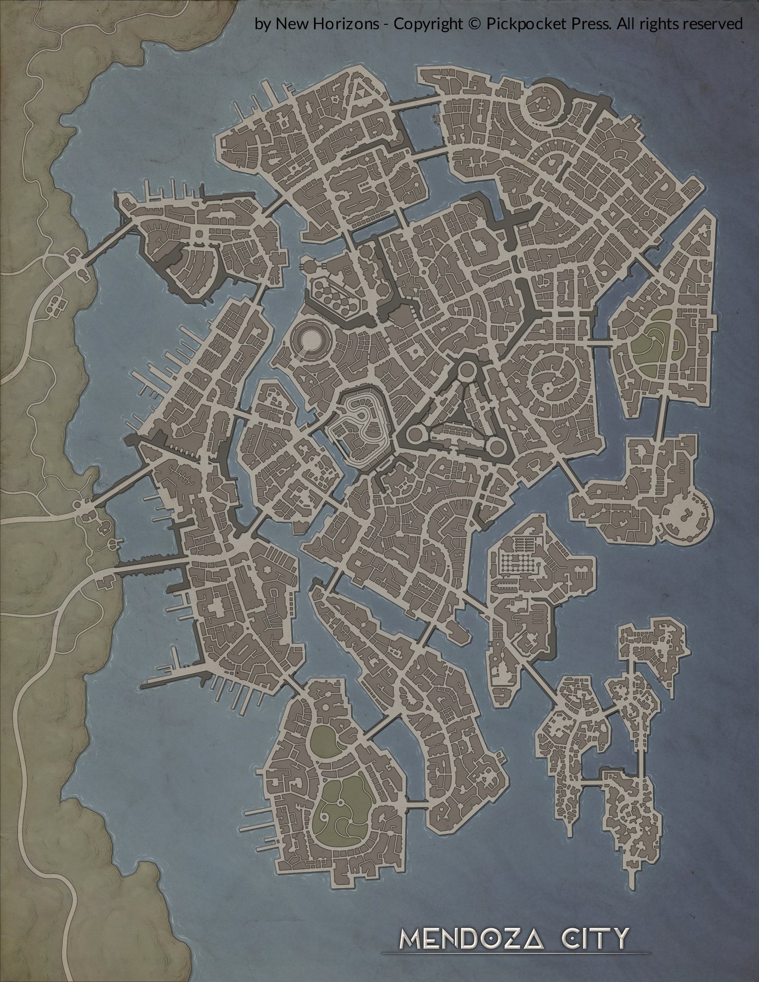 Tabletop Rpg City Map