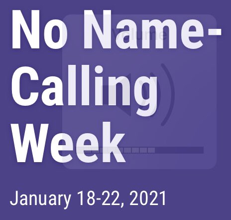 No Name Calling Week 2022