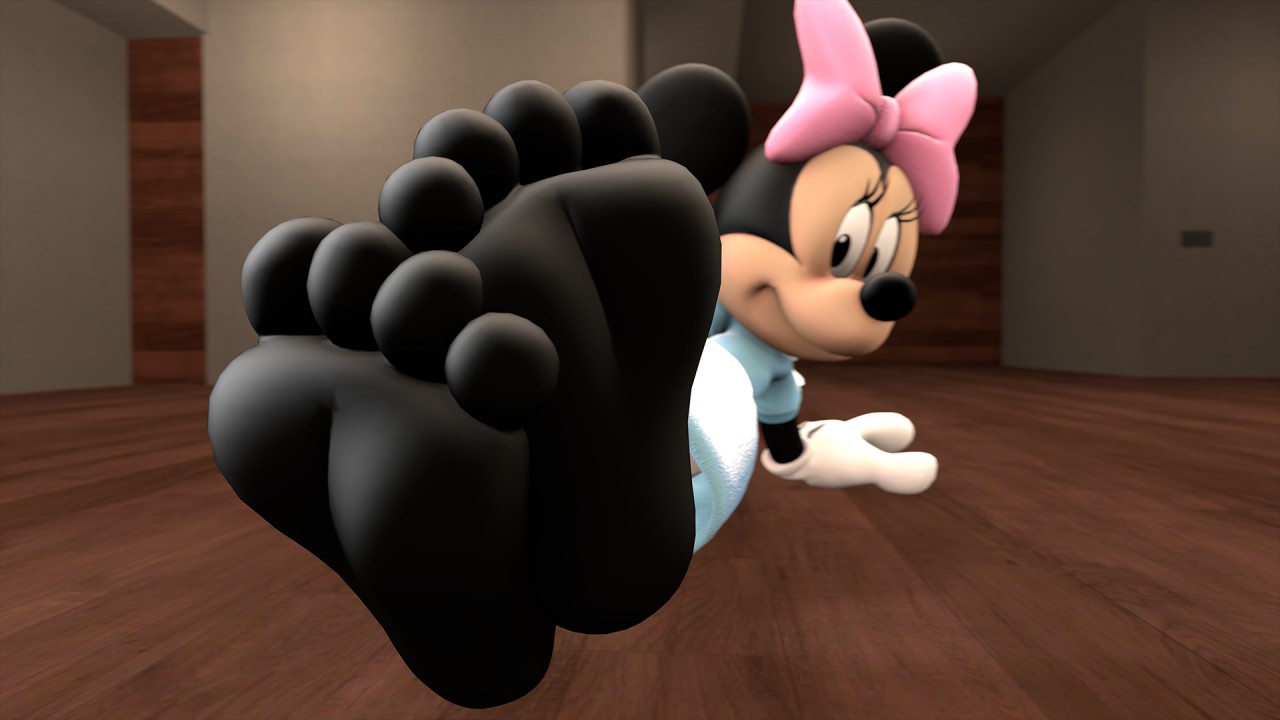 Minnie Mouse Feet
