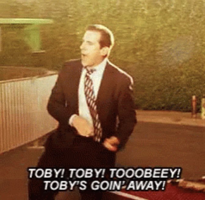 Michael Scott Toby Meme