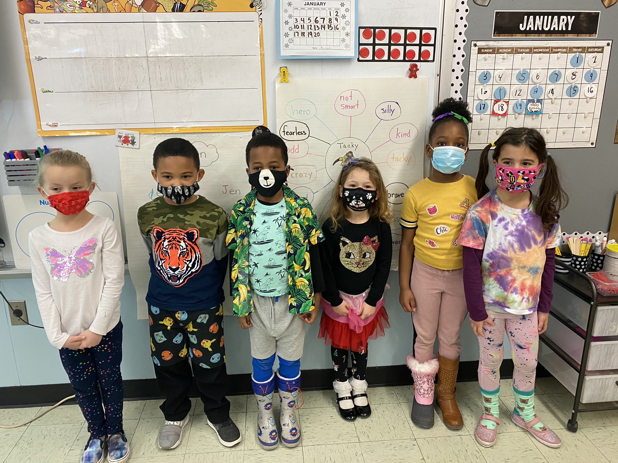 Wacky Tacky Day Girls