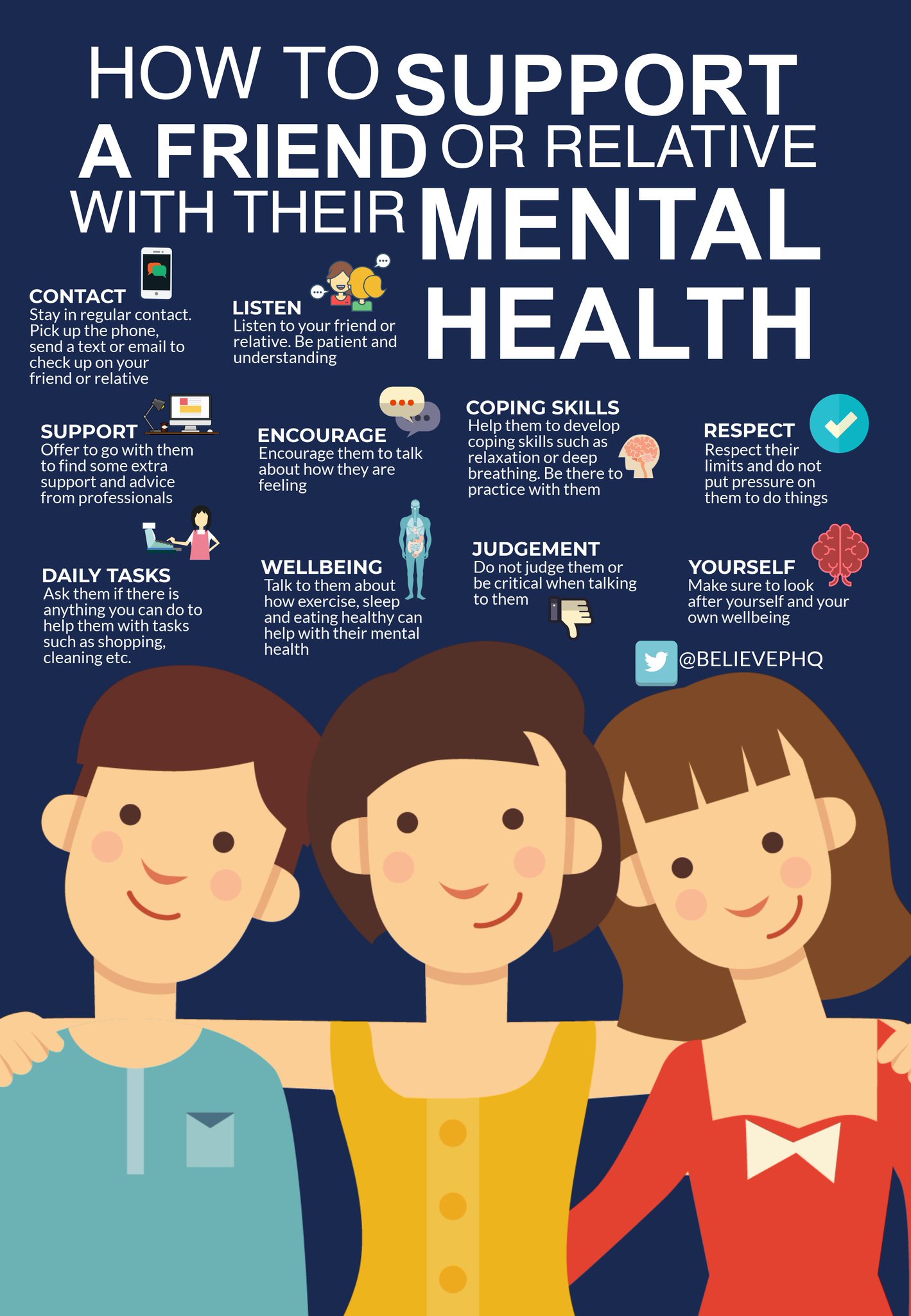 Believeperform On Twitter How To Support A Friend Or Relative With