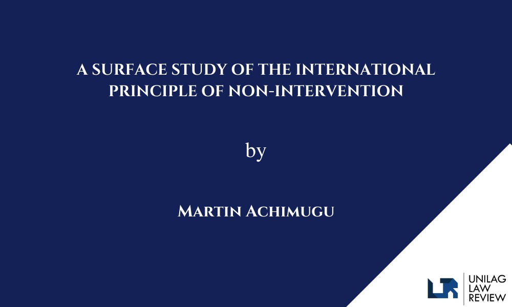 Principle Of Intervention